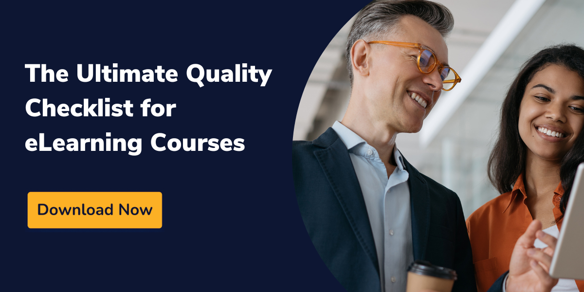 Download The Ultimate Quality Checklist for eLearning Courses